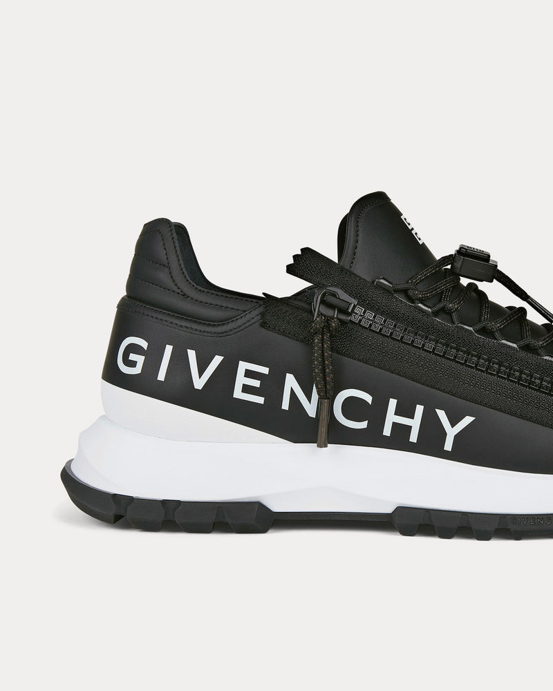 Givenchy Men's Spectre Runner Leather With Zip Black Low Top Sneakers ...