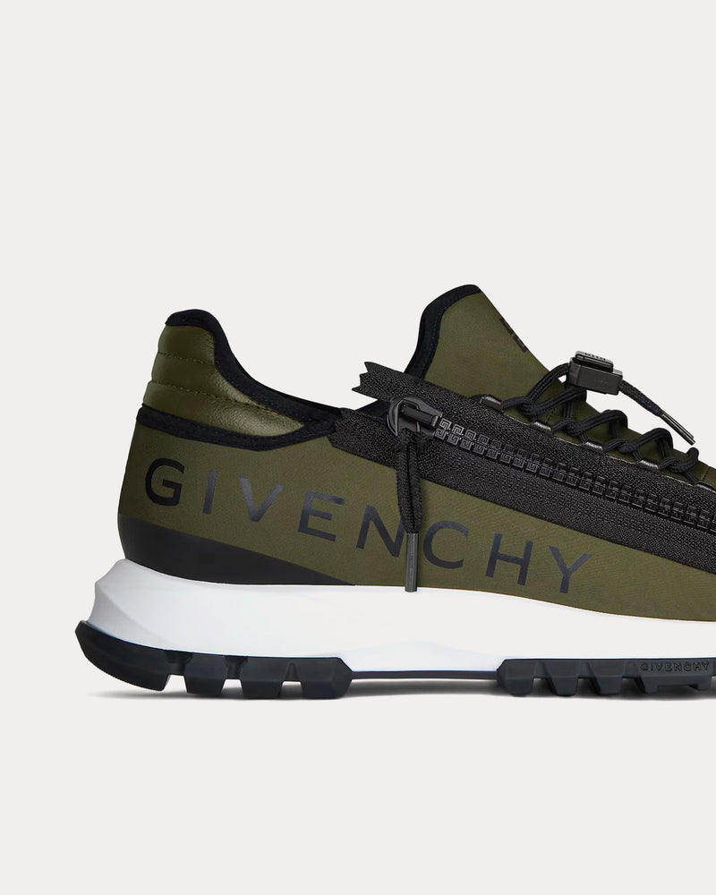 Givenchy Men's Spectre Runner Synthetic Fiber With Zip Khaki / Black ...