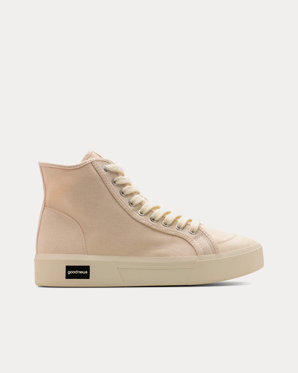 Good News Juice Oatmeal High Top Sneakers - Sneak in Peace