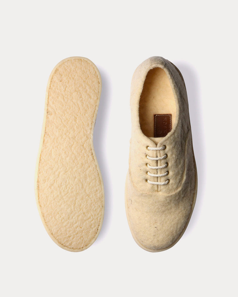 Buy Grenson Women's M.I.E Cloudwool Natural Low Top Sneakers & Trainers