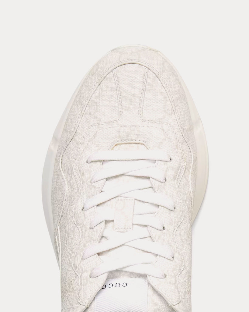 Gucci Rhyton GG Supreme Canvas White Low Top Sneakers - Sneak in Peace