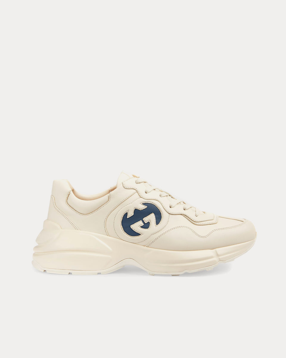 Gucci Rhyton Interlocking G Ivory Low Top Sneakers - Sneak in Peace