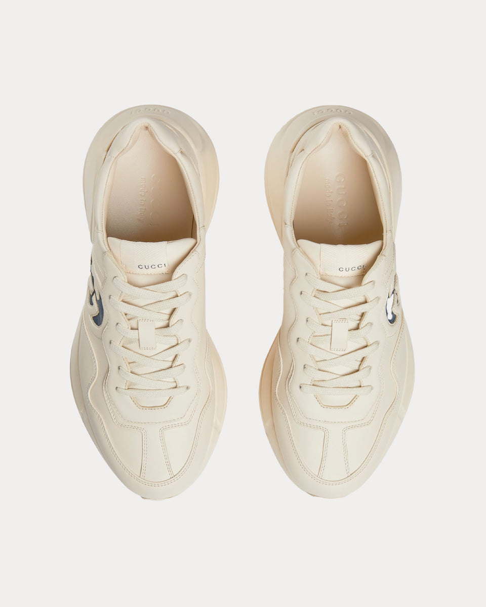 Gucci Rhyton Interlocking G Ivory Low Top Sneakers - Sneak in Peace