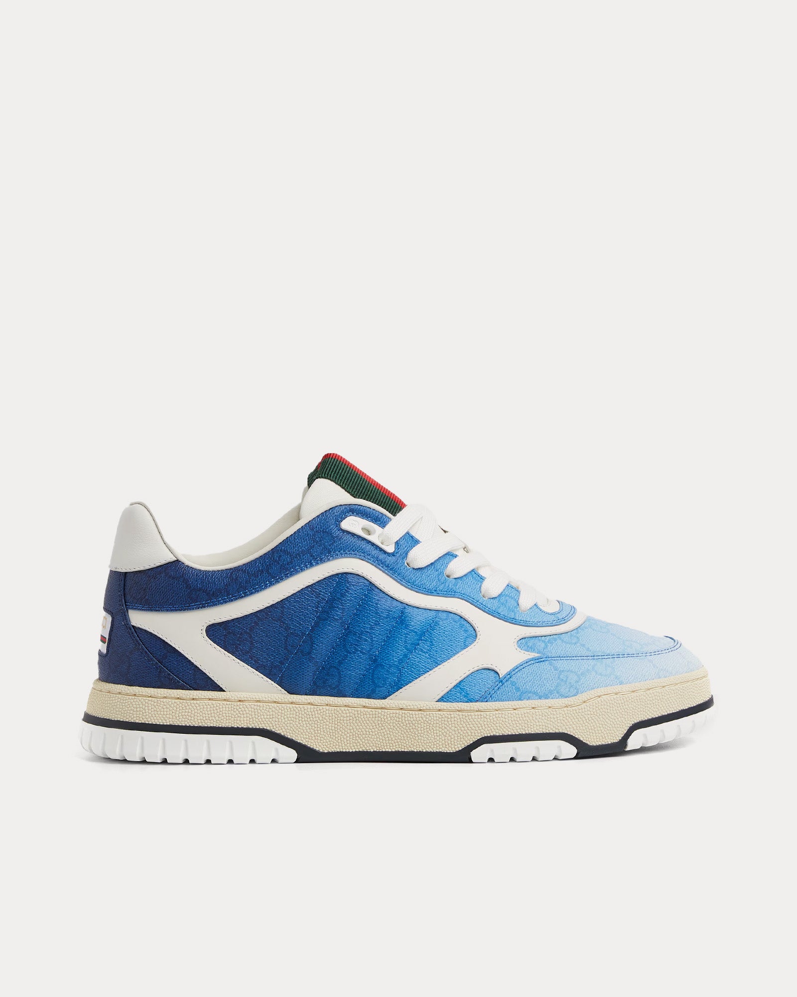 Gucci Men's Re-Web with GG Supreme Gradient Blue Low Top Sneakers ...