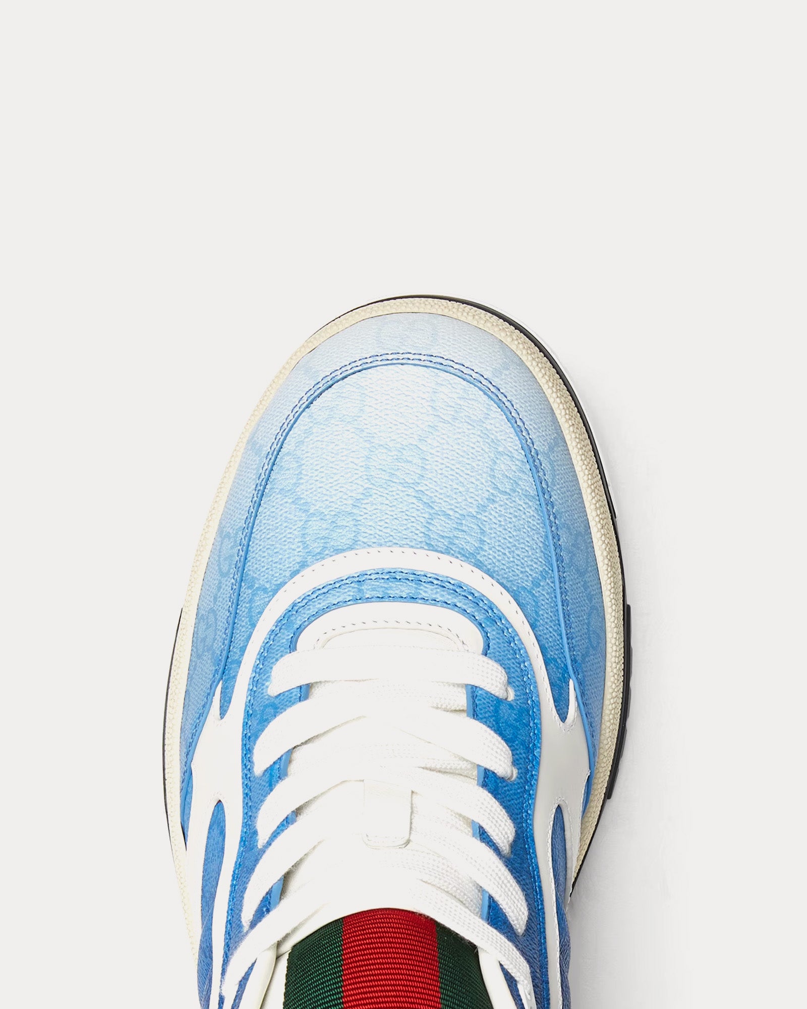 Gucci Men's Re-Web with GG Supreme Gradient Blue Low Top Sneakers ...
