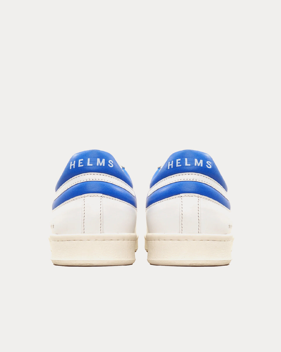Helms Paris Flying Ace Leather White / French Blue Low Top Sneakers ...