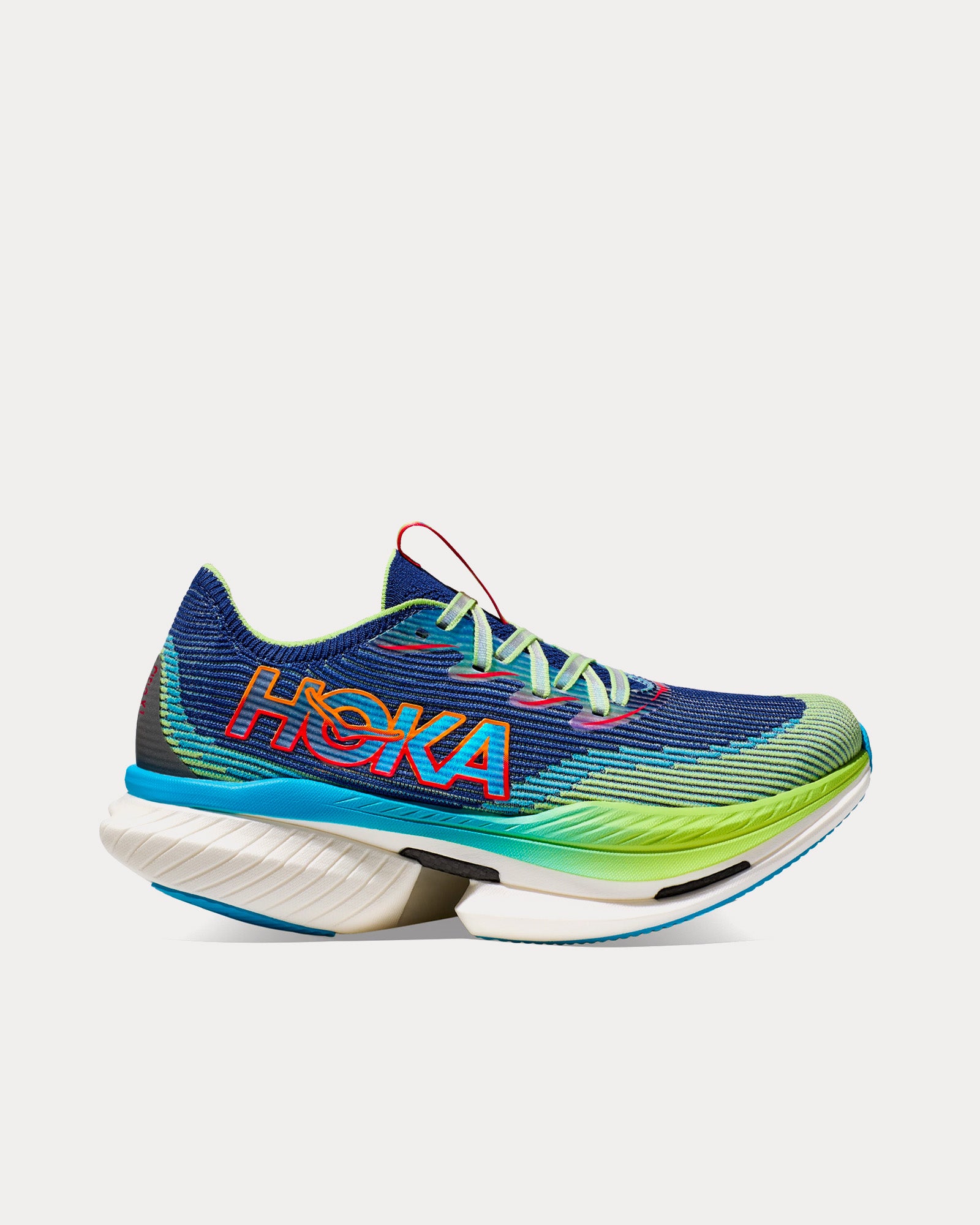 Hoka Unisex Cielo X1 Evening Sky / Lettuce Running Shoes