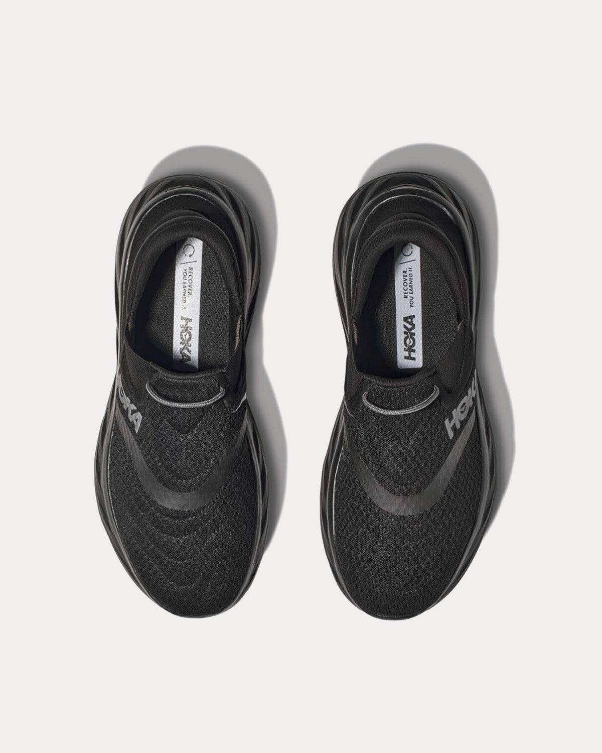 Hoka Ora Recovery Shoe 2 Black / Black Slip Ons - Sneak in Peace