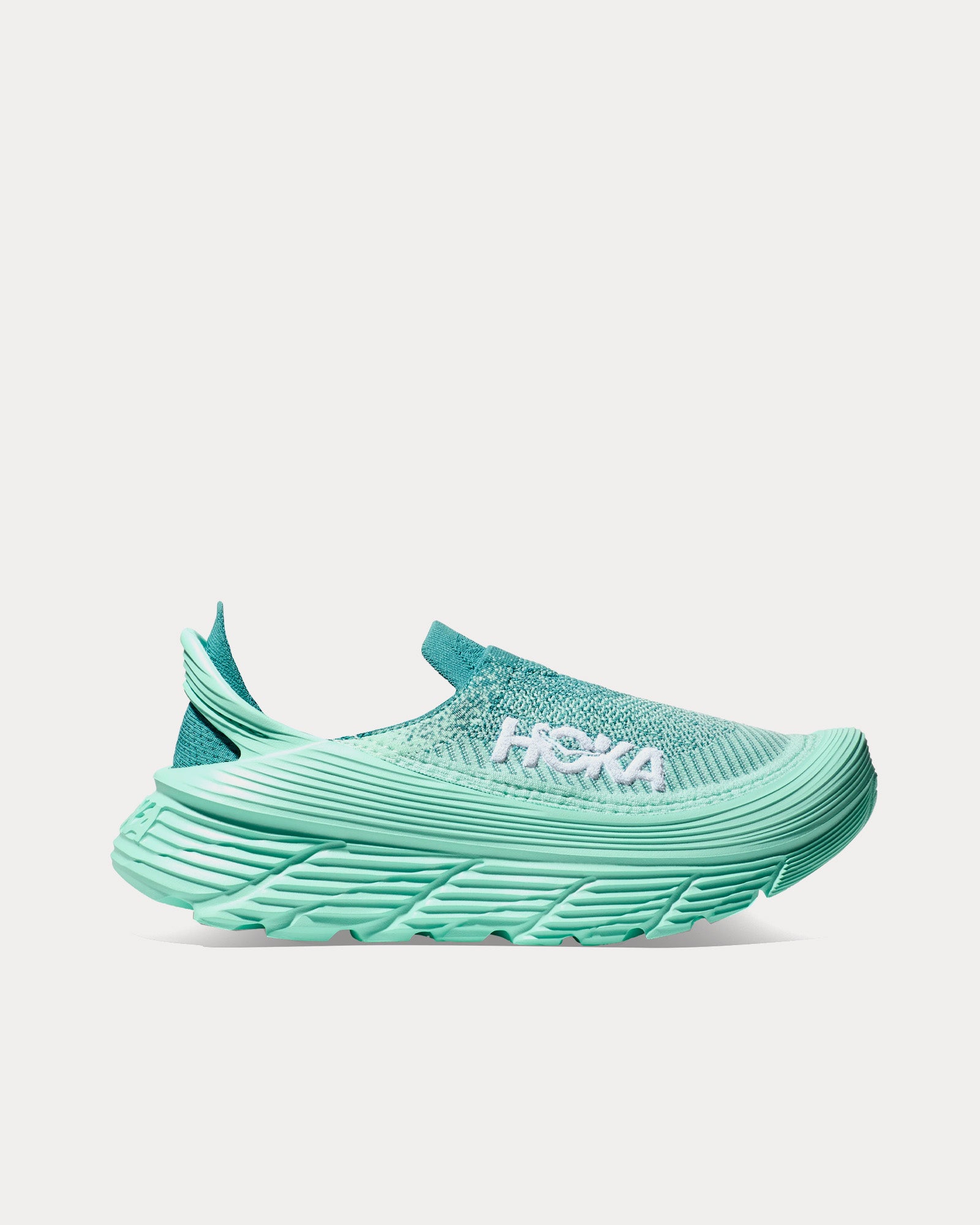 Hoka Restore TC Ocean Mist / Sunlit Ocean Slip On Sneakers - Sneak in Peace