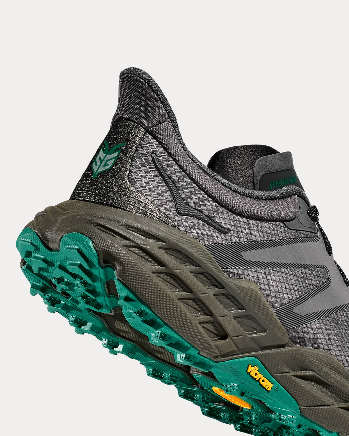 Hoka Stealth/Tech Speedgoat 5 Castlerock / Black Running Shoes - Sneak ...