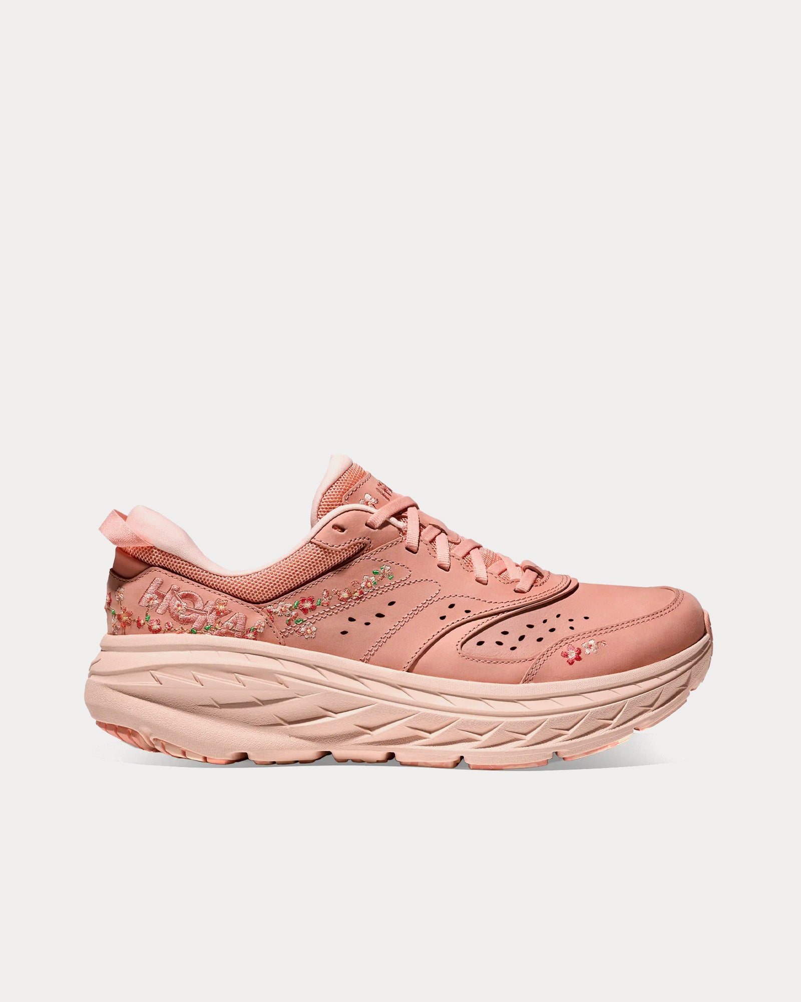 HOKA Unisex Vibrant Bloom Bondi L Dry Clay / Dawn Light Running Shoes