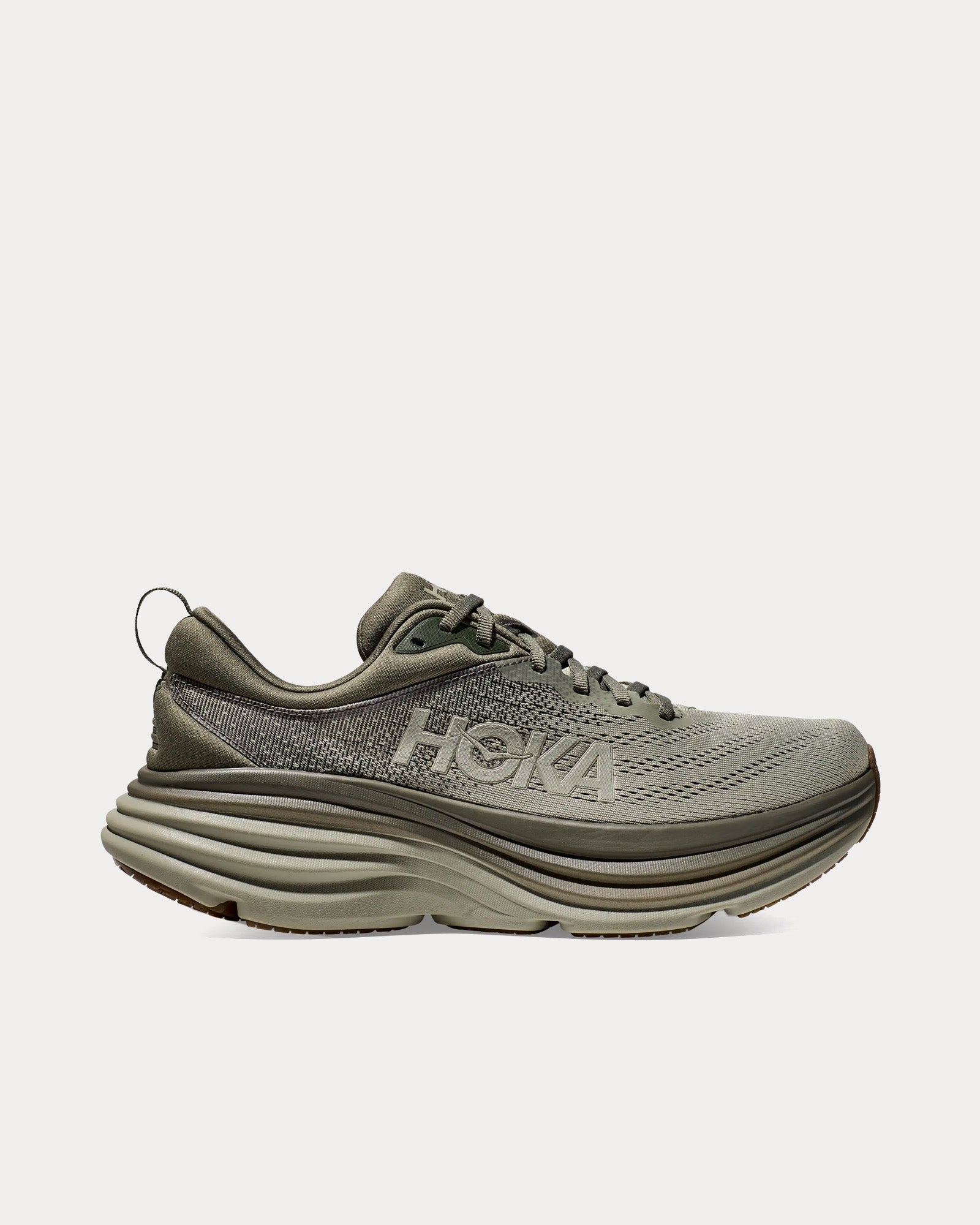 Hoka Men's Bondi 8 Slate / Barley Running Shoes