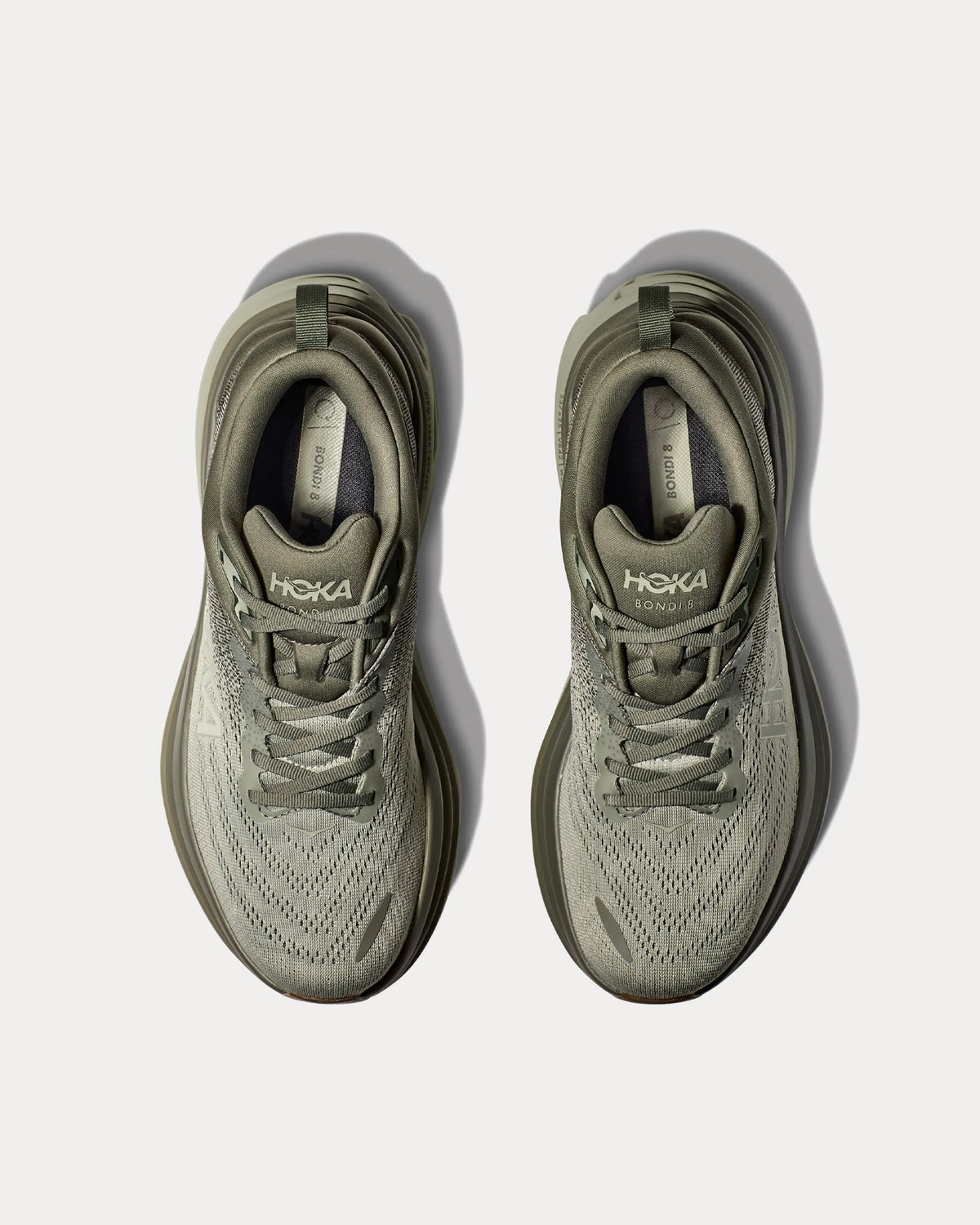 Hoka Bondi 8 Slate / Barley Running Shoes - Sneak in Peace