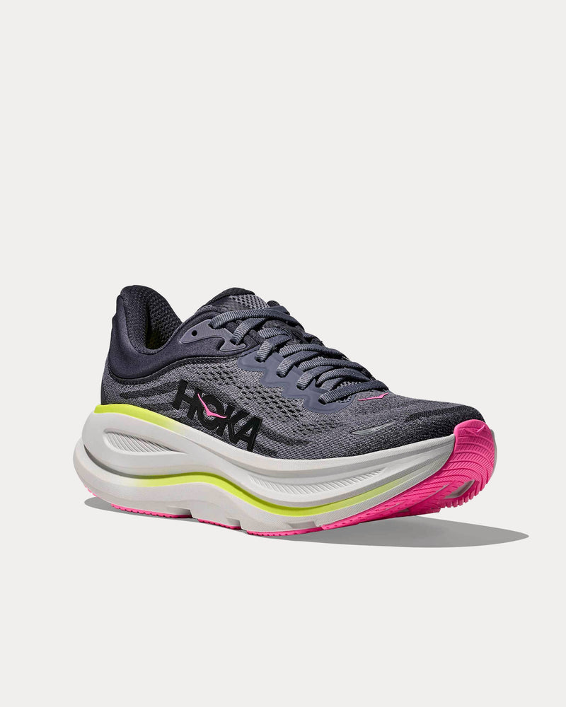 HOKA Women's Bondi 9 Charcoal Grey / Grey Skies Running Shoes