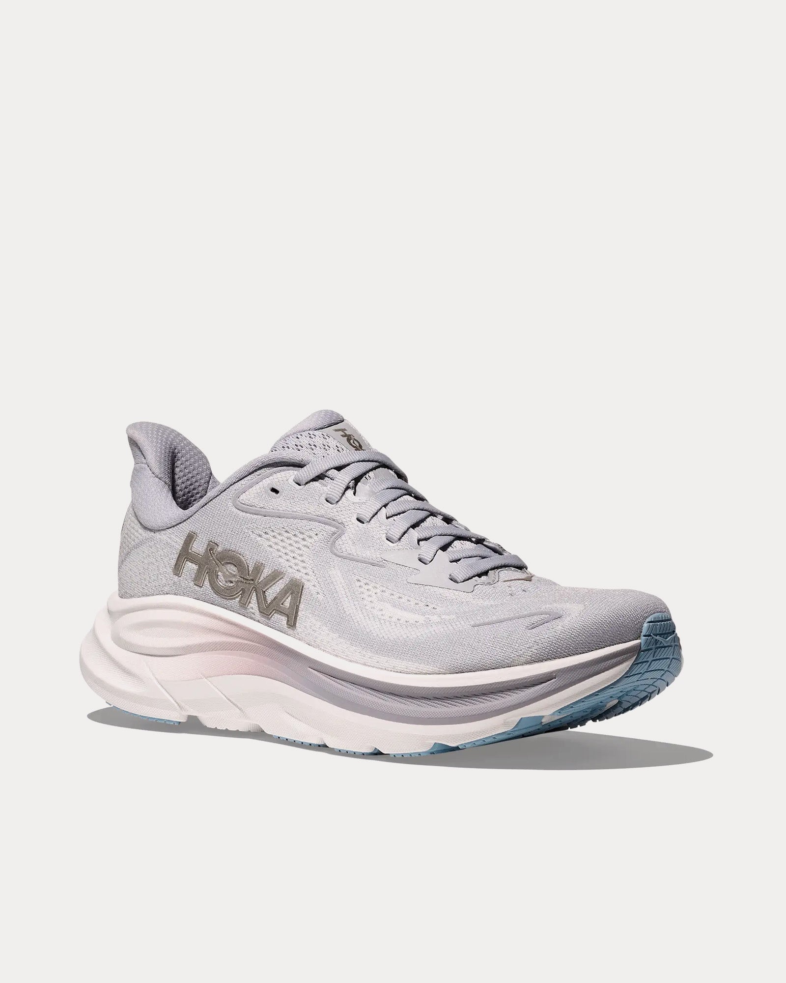 HOKA Women's Clifton 10 Ash Grey / Foggy Grey Running Shoes