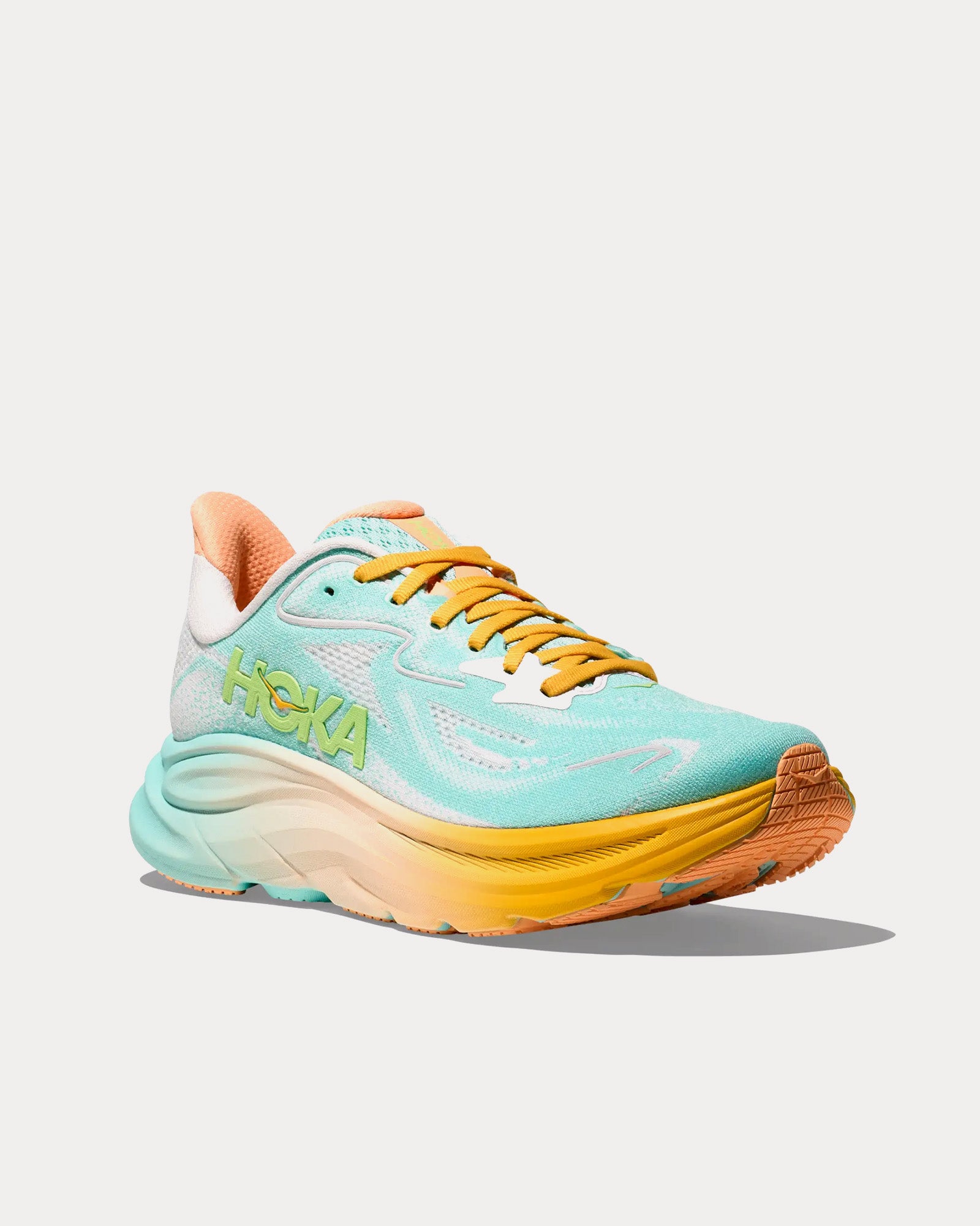 HOKA Men's Clifton 10 Blue Spark / White Running Shoes