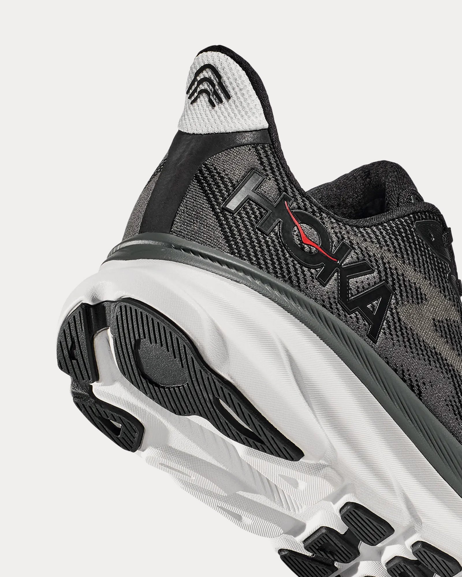 Hoka Clifton 9 Black / Outer Orbit Running Shoes - Sneak in Peace