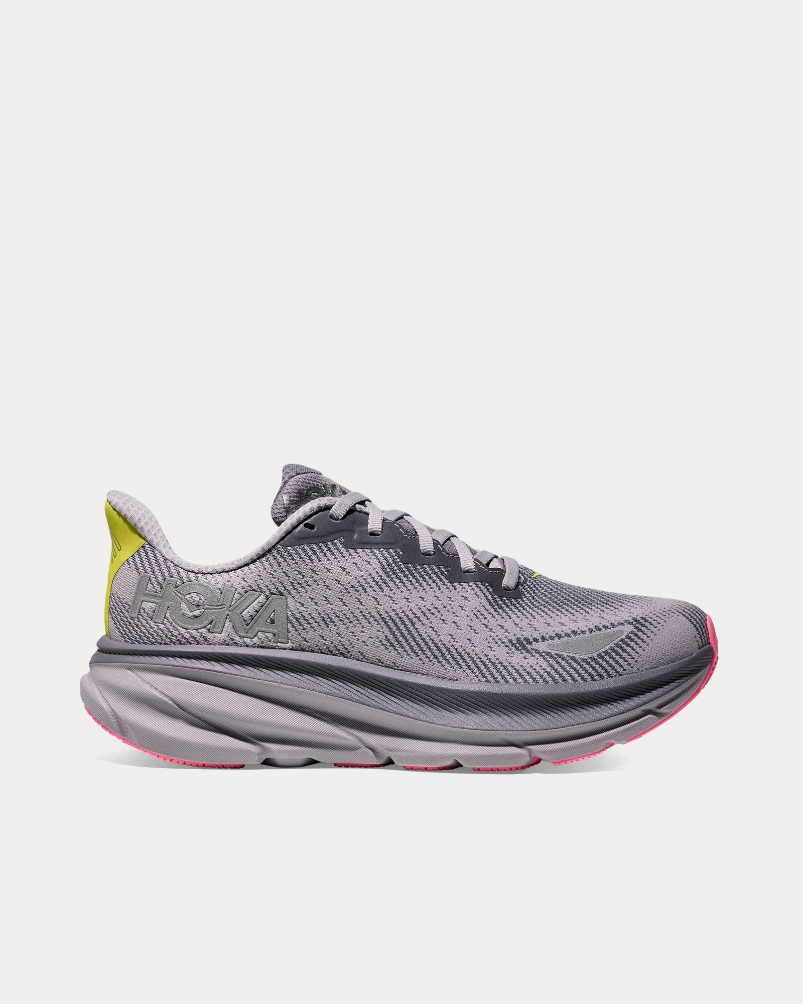 HOKA Women's Clifton 9 GTX Grey Skies / Foggy Grey Running Shoes