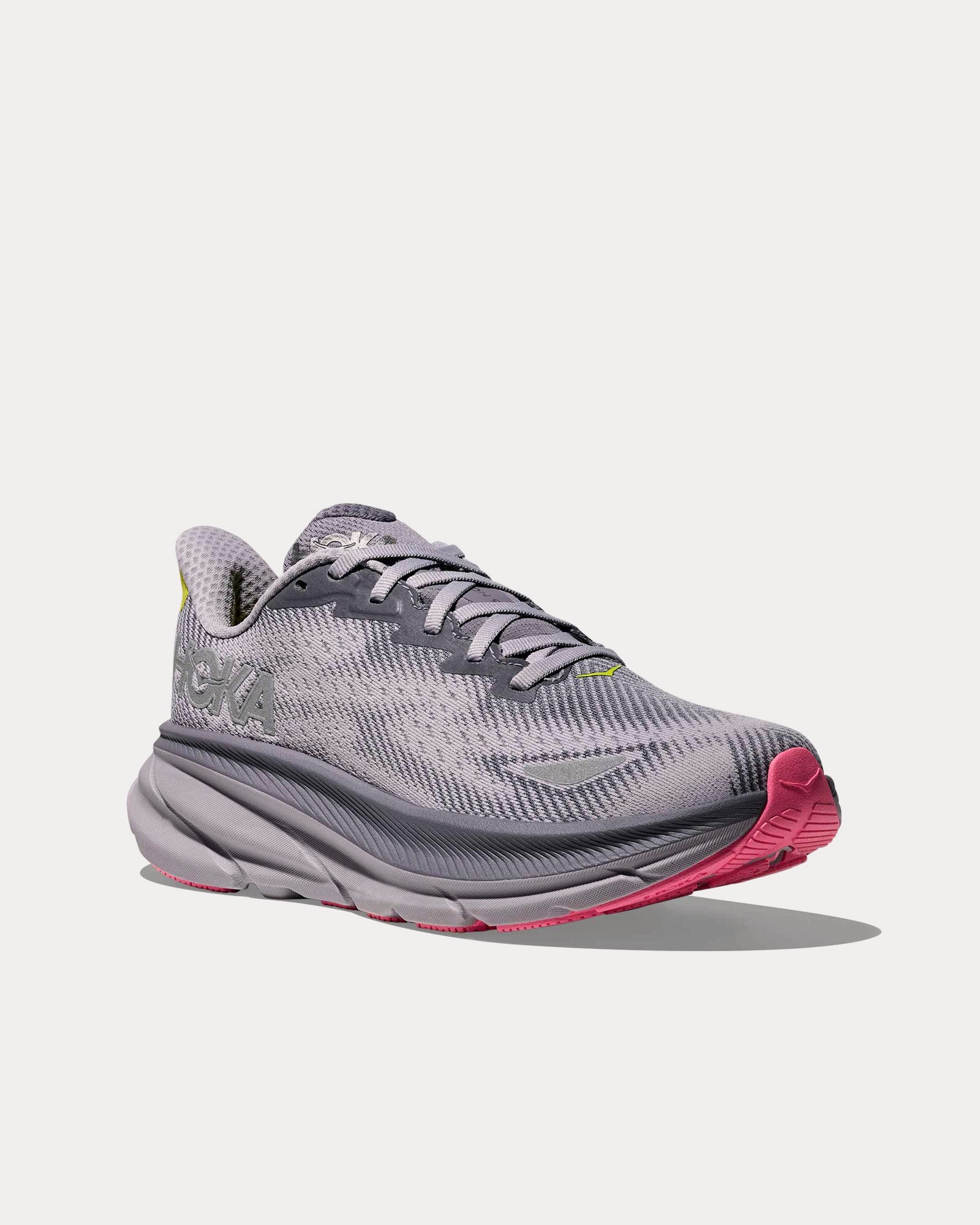 HOKA Women's Clifton 9 GTX Grey Skies / Foggy Grey Running Shoes