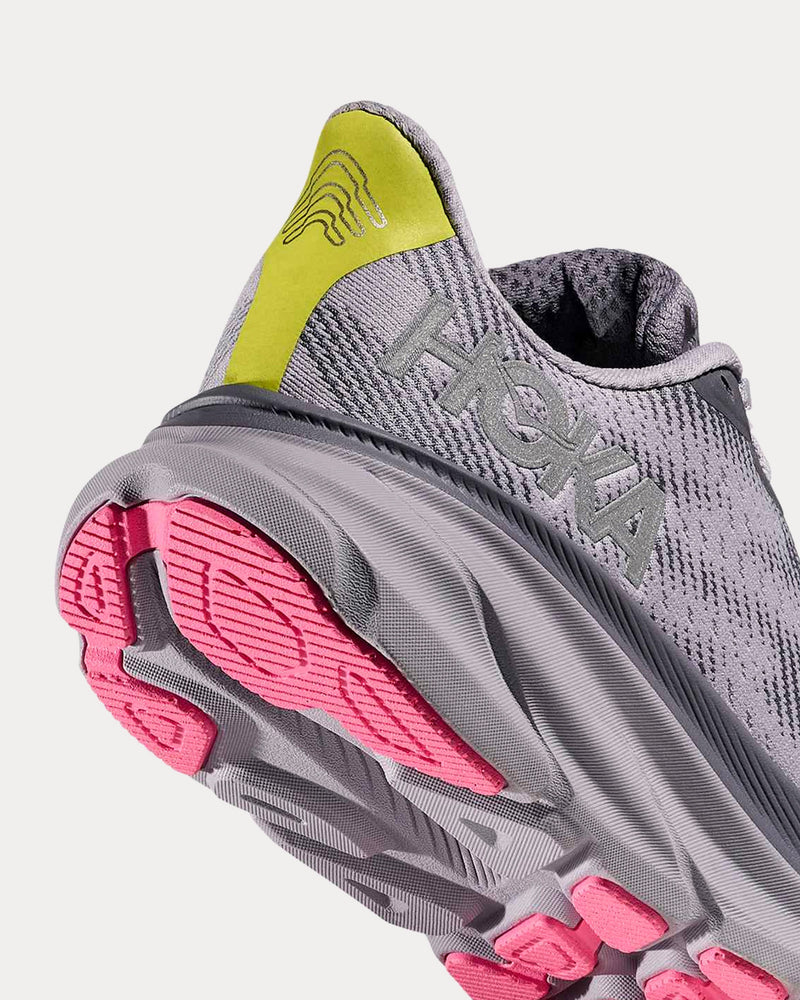 HOKA Women's Clifton 9 GTX Grey Skies / Foggy Grey Running Shoes