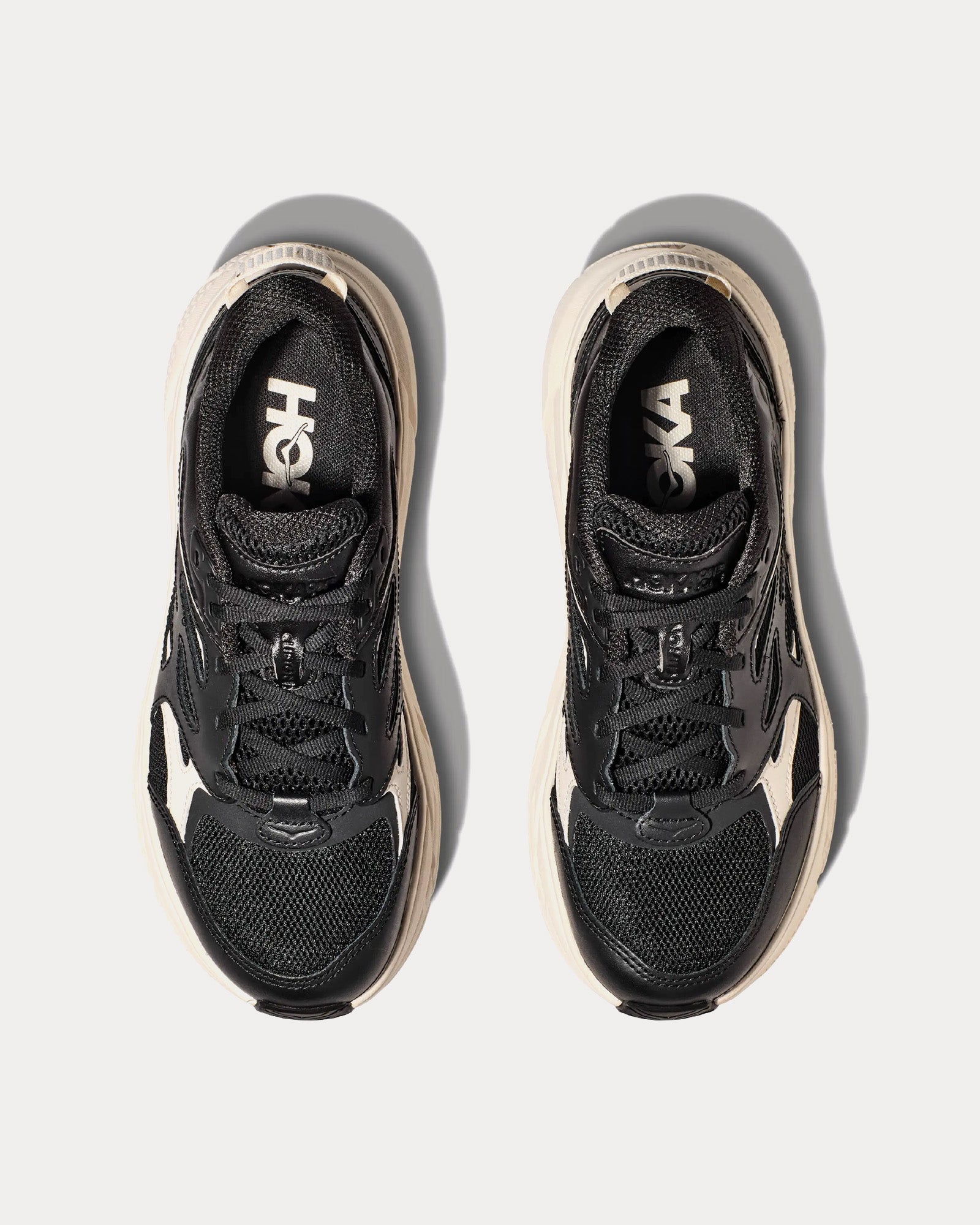 Hoka Clifton L Obsidian / Alabaster Running Shoes - Sneak in Peace