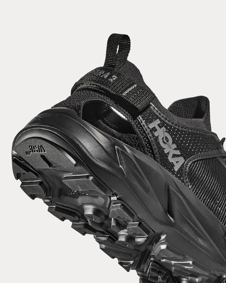 Hoka Hopara 2 Black / Black Slip On Sneakers - Sneak in Peace