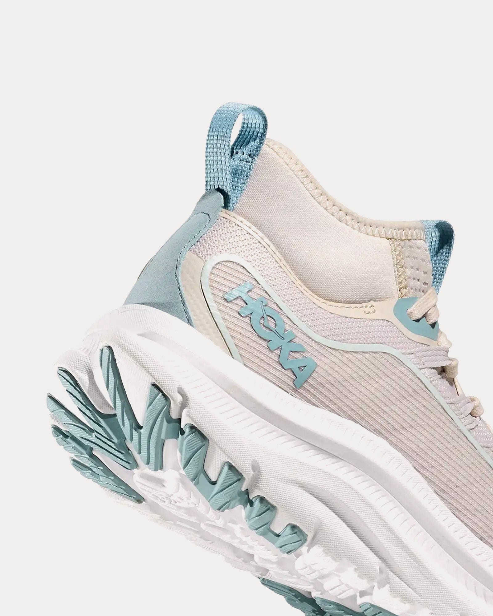 HOKA Women's Kawana Mid Stucco / White Running Shoes