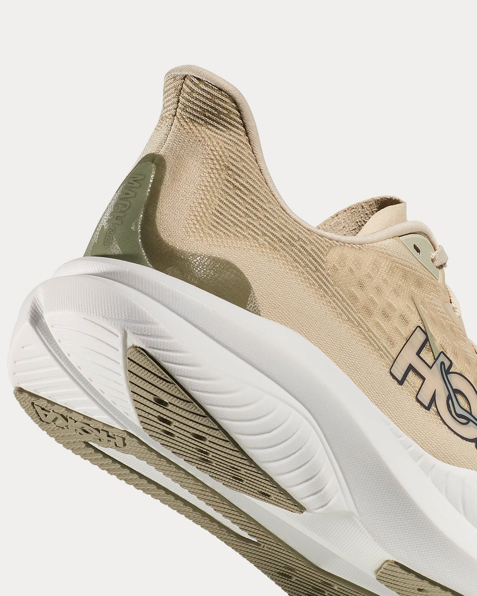 Hoka Mach 6 Oat Milk / Barley Running Shoes - Sneak in Peace