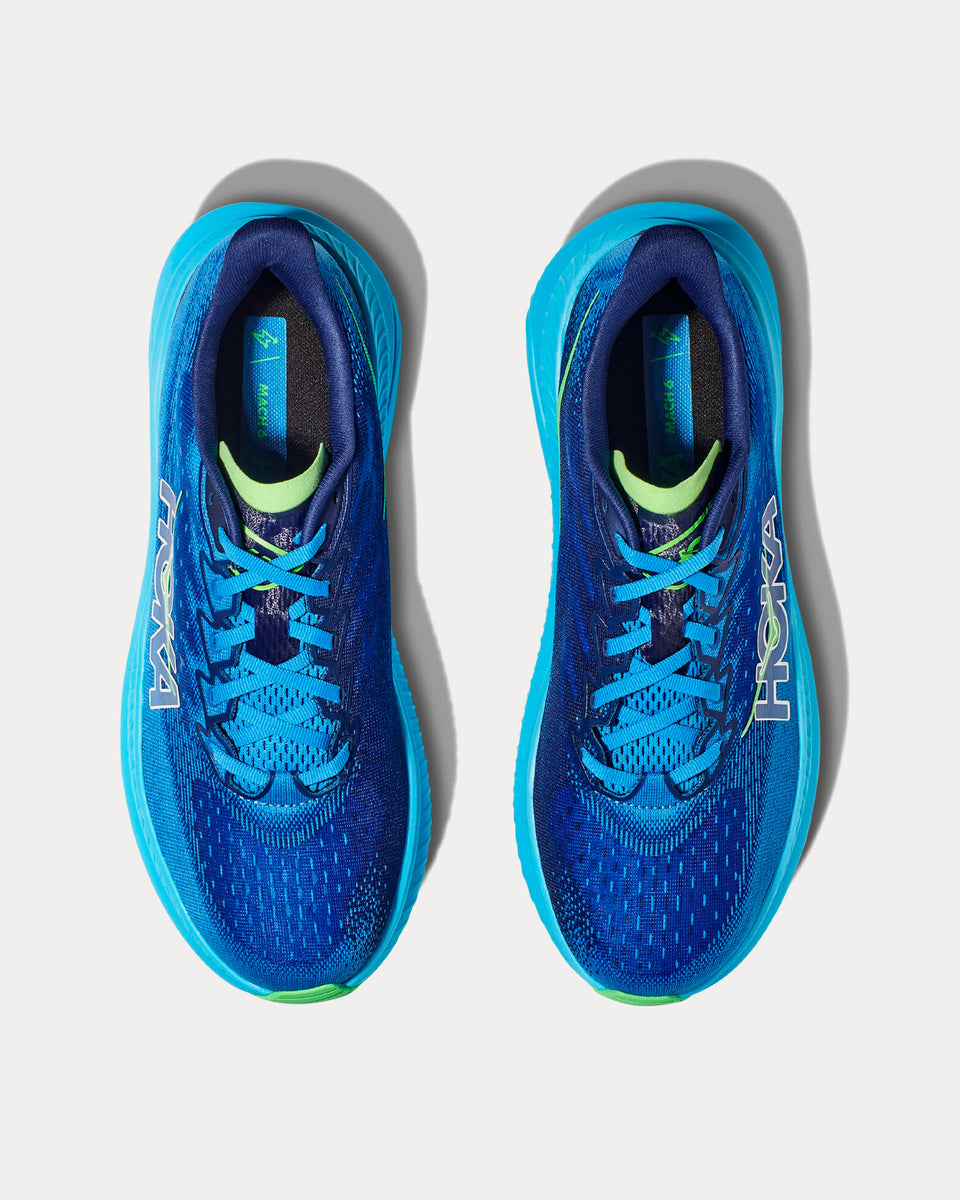 Hoka Mach 6 Virtual Blue / Bellwether Blue Running Shoes - Sneak in Peace