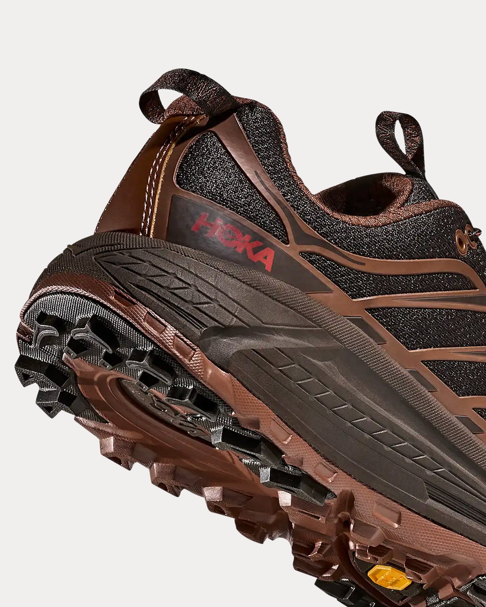 HOKA Unisex Mafate Three2 Cast Iron / Mineral Brown Running Shoes