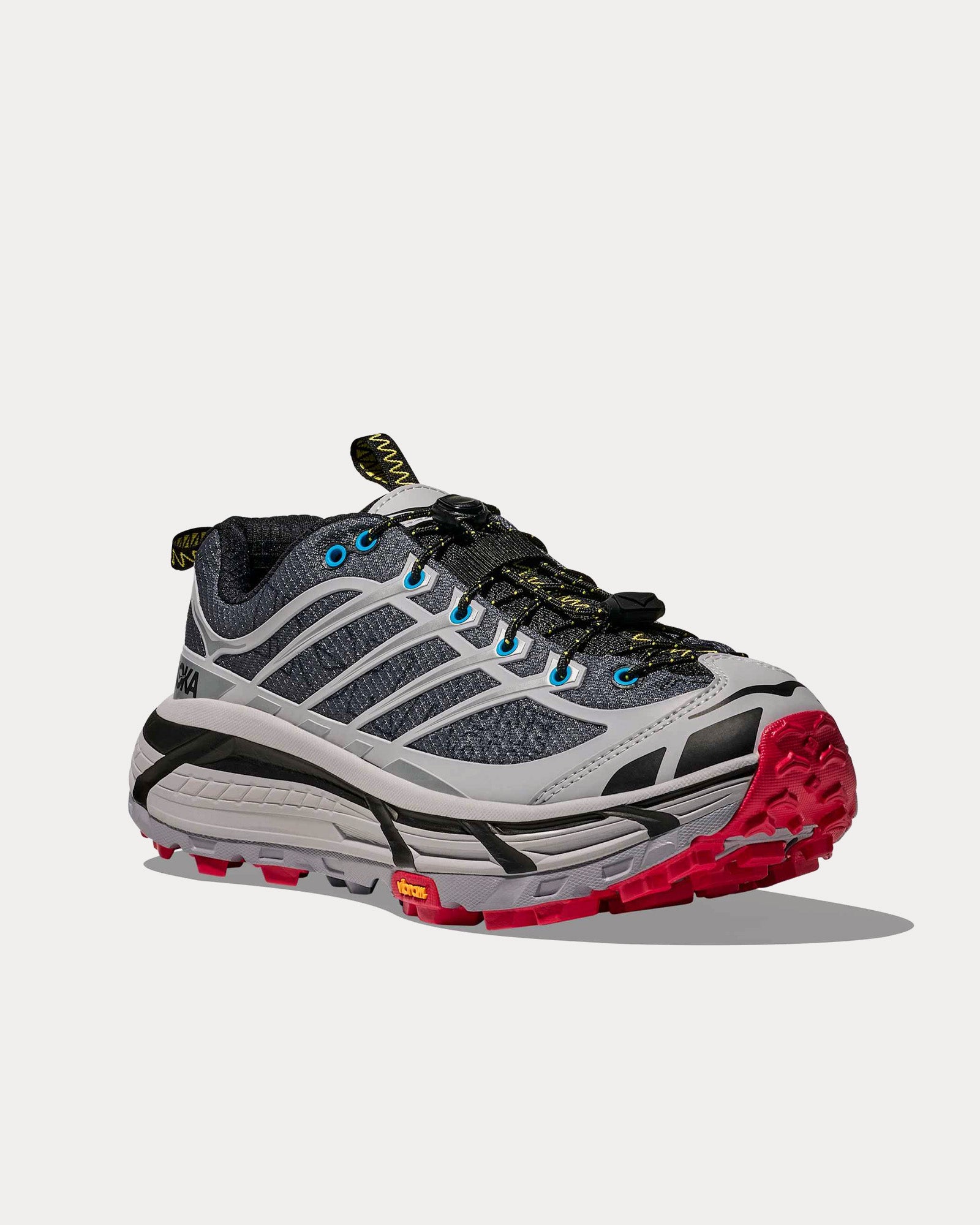HOKA Unisex Mafate Three2 Ash Grey / Outer Orbit Running Shoes