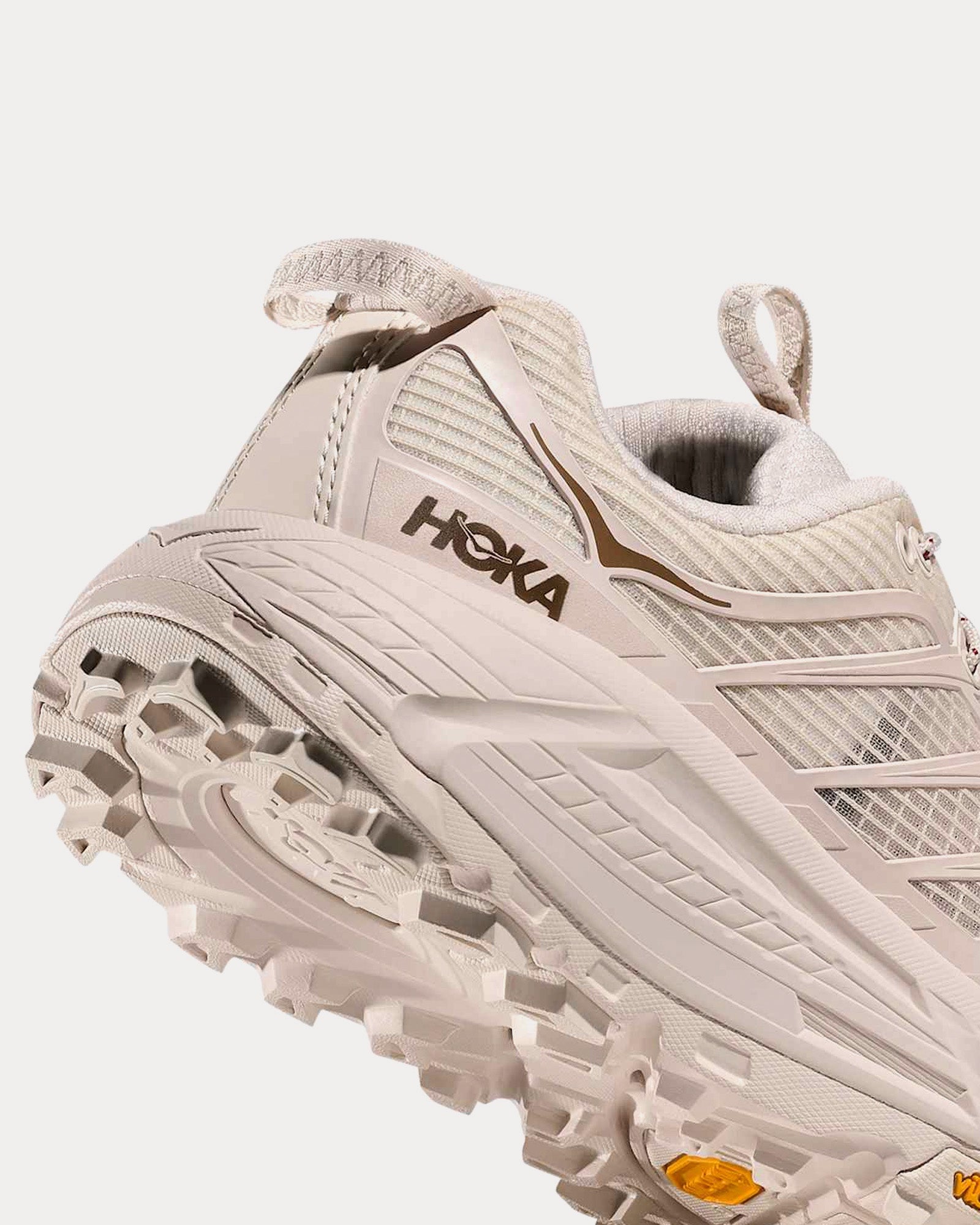 HOKA Unisex Mafate Three2 Rose Cream / Stucco Running Shoes