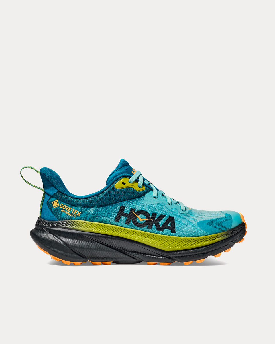 Hoka Challenger 7 GORE-TEX Ocean Mist / Deep Lagoon Running Shoes ...