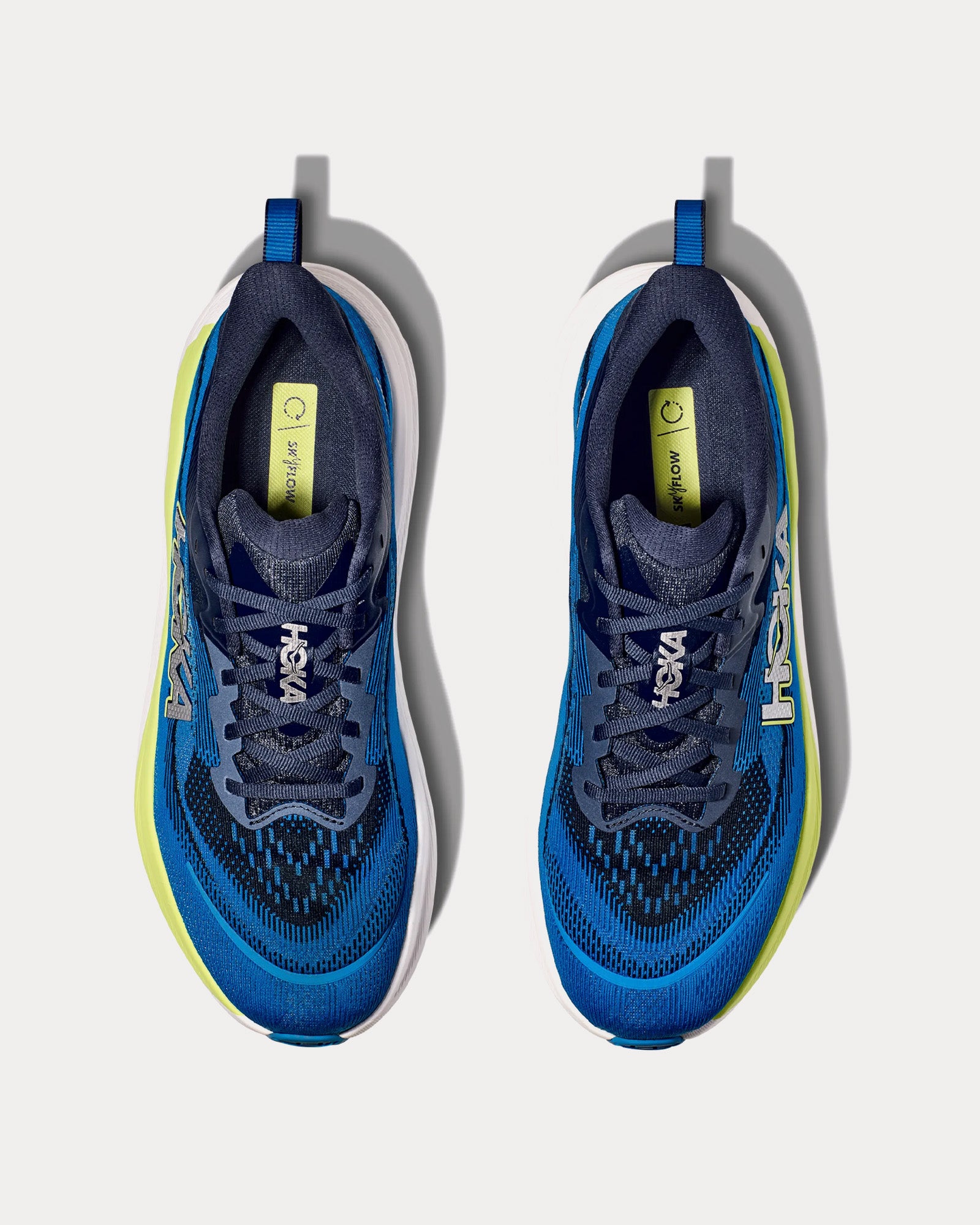 Hoka Skyflow Varsity Navy / Electric Cobalt Running Shoes - Sneak in Peace