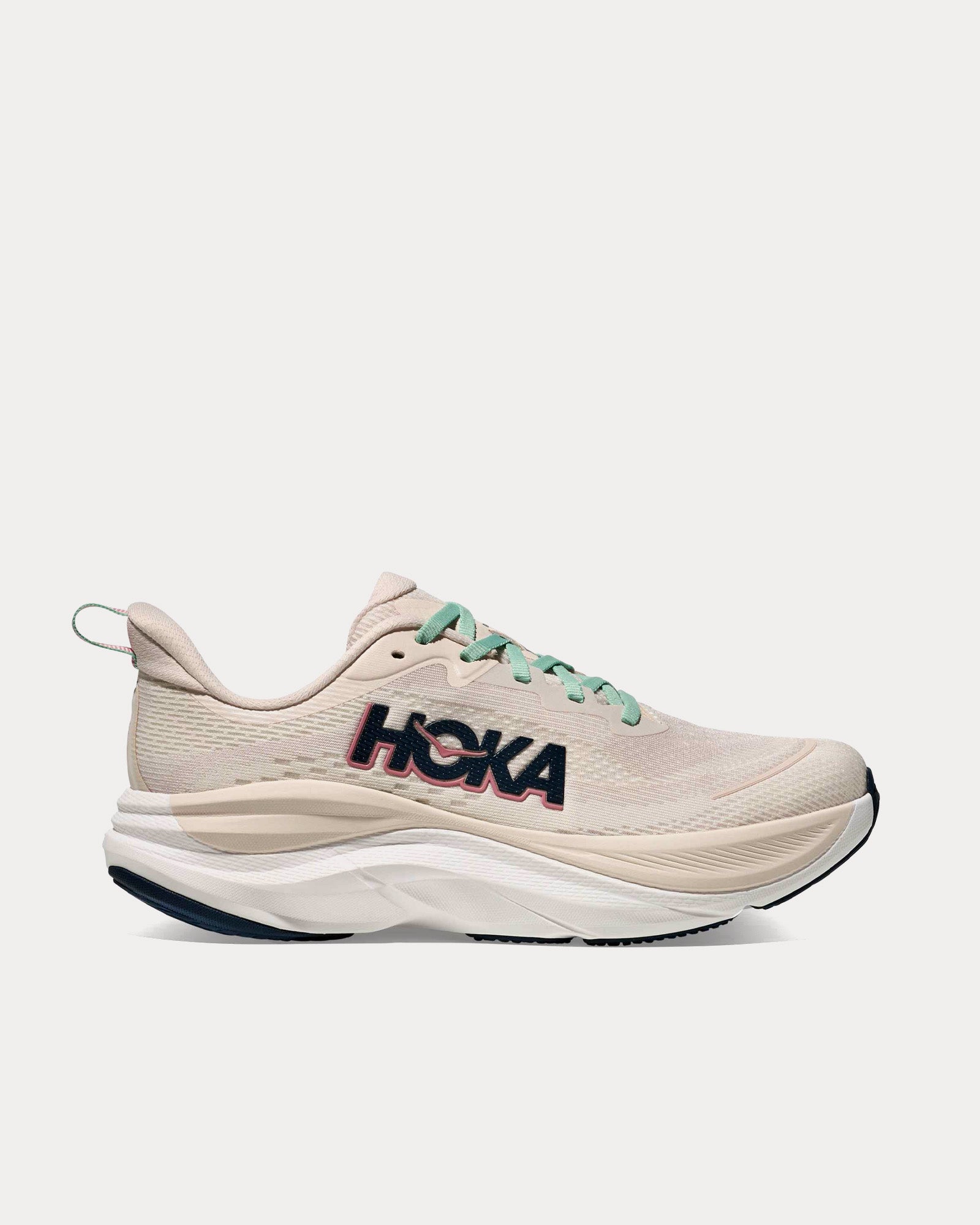 HOKA Women's Skyflow Rose Cream / Alabaster Running Shoes