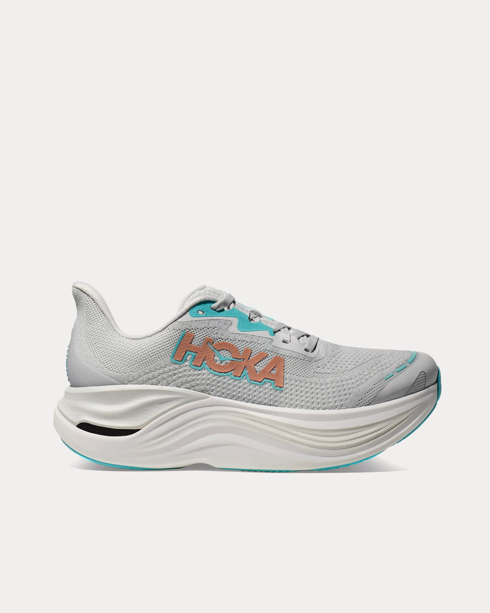 Hoka Skyward X Cosmic Grey / Rose Gold Running Shoes - Sneak in Peace