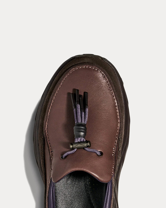 HOKA Unisex Speed Walnut / Cast Iron Loafers