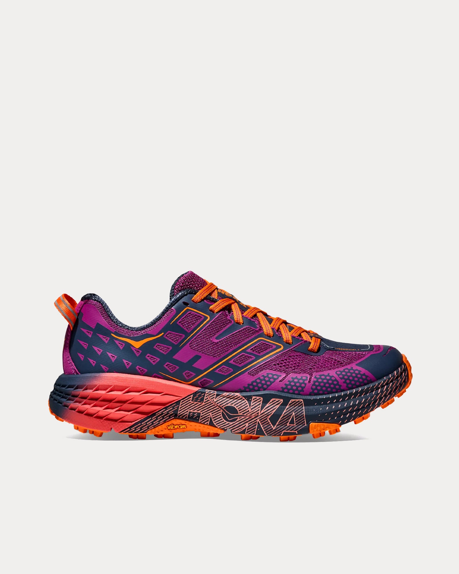 Hoka Unisex Speedgoat 2 Wild Flower / Electric Tangerine Running Shoes