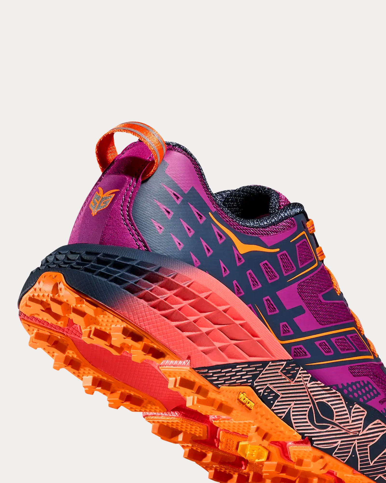 Hoka Unisex Speedgoat 2 Wild Flower / Electric Tangerine Running Shoes