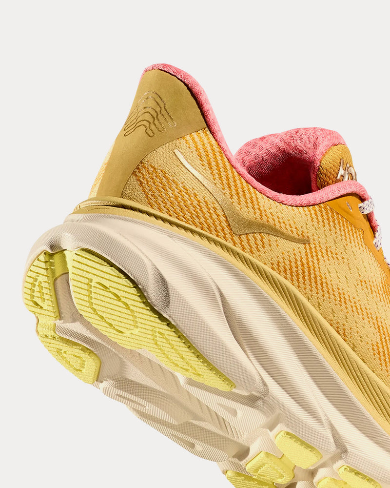 HOKA Unisex Stealth/Tech Clifton 9 GTX Varsity Yellow / Vanilla Running ...