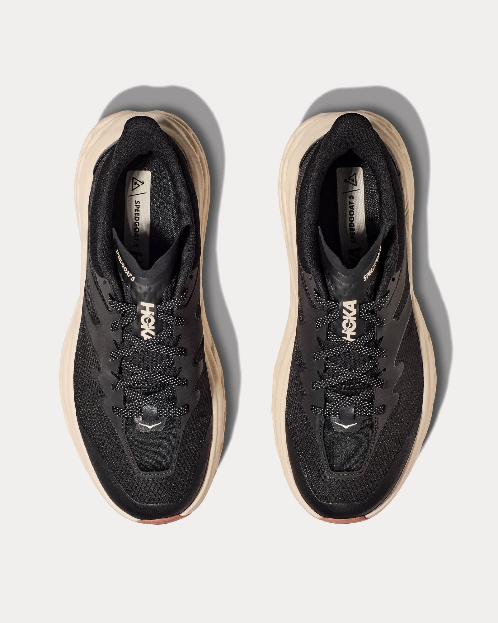 Buy Hoka Unisex Stealth/Tech Speedgoat 5 Black / Alabaster Running Shoes