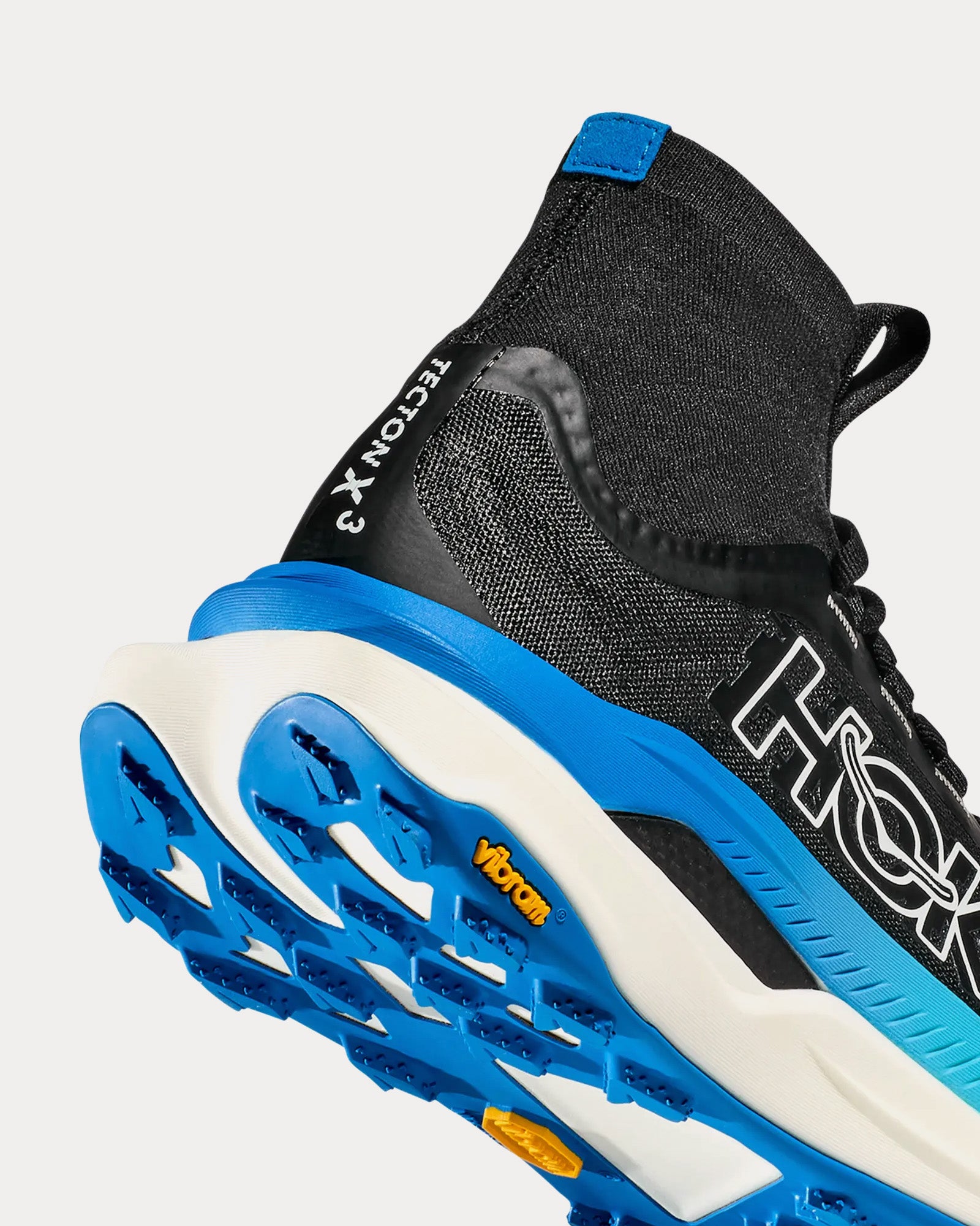 Hoka Men's Tecton X 3 Black / Hoka Blue Running Shoes