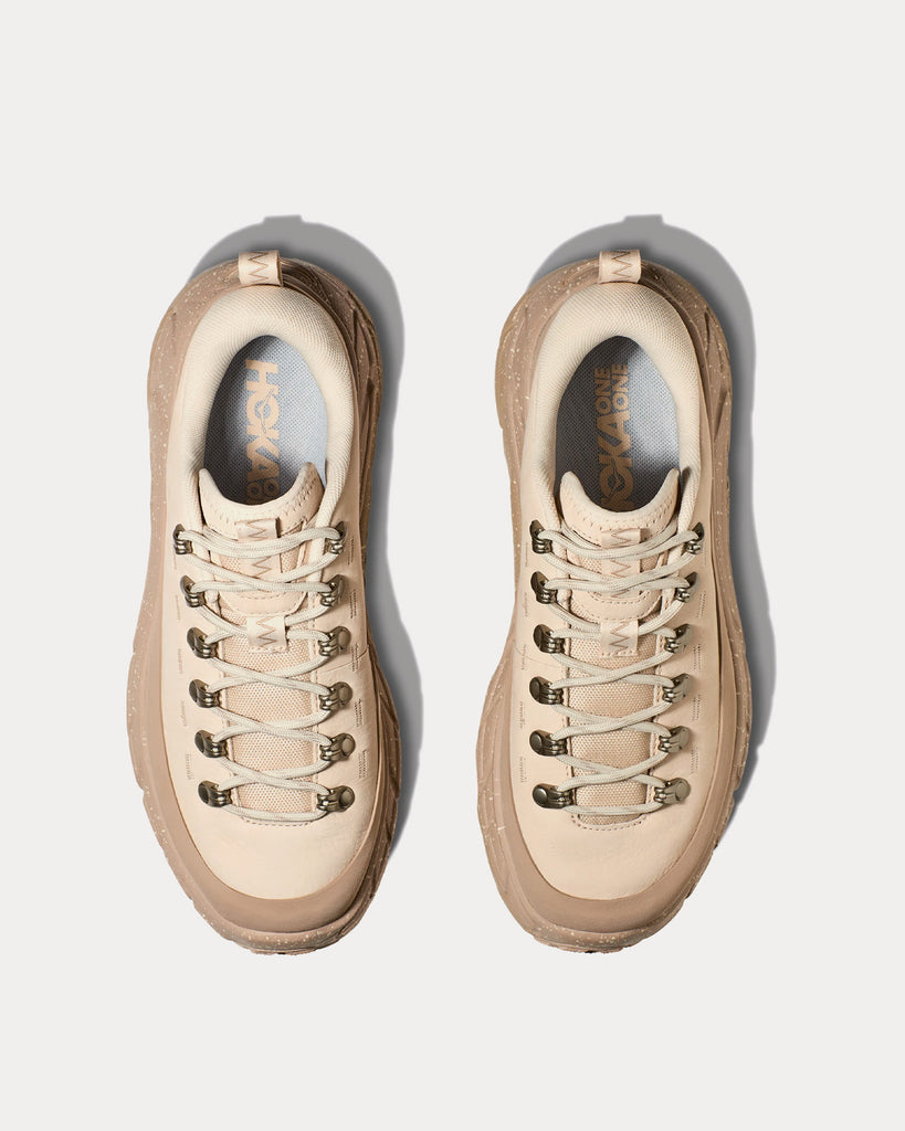 Hoka Tor Summit Oat Milk / Oxford Tan Running Shoes - Sneak in Peace