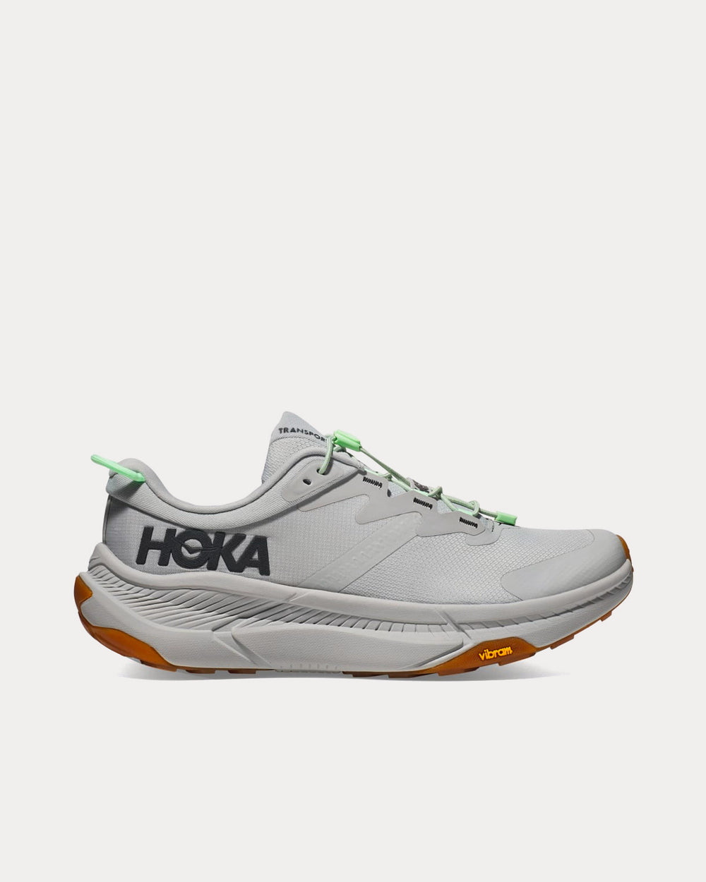 Hoka Transport Harbor Mist / Lime Glow Low Top Sneakers - Sneak in Peace