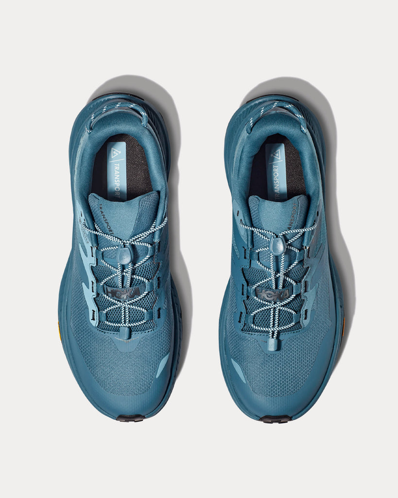 Hoka Transport Gore-Tex Real Teal / Real Teal Running Shoes - Sneak in ...