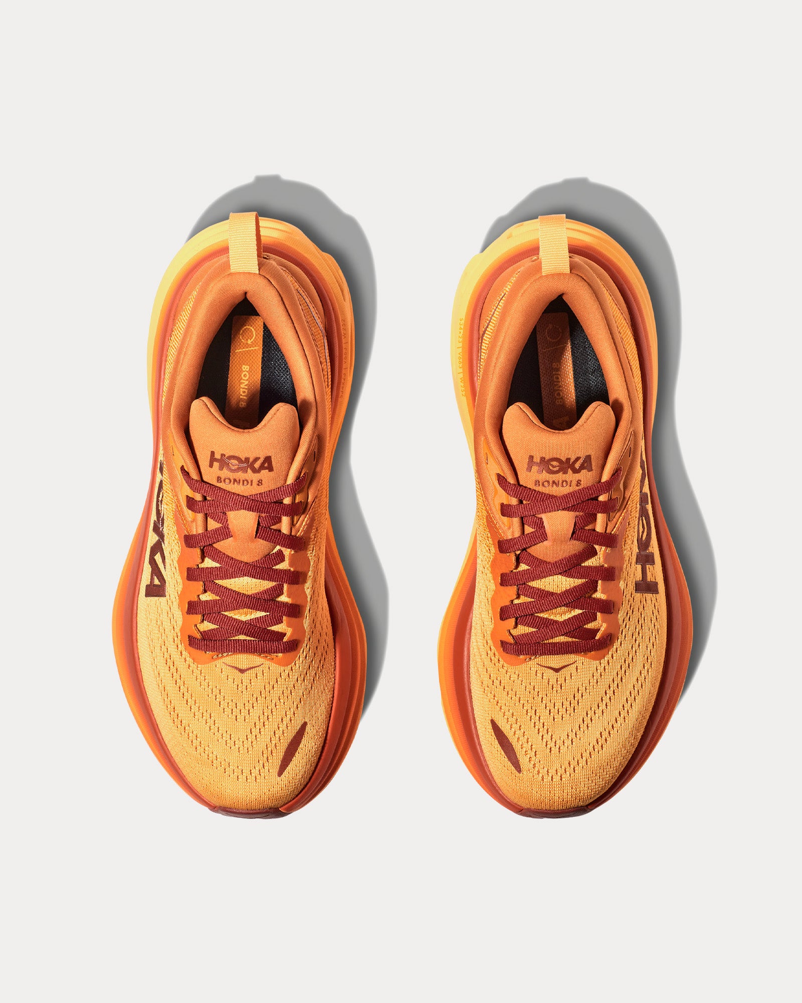 Hoka Women's Bondi 8 Amber Haze / Sherbet Running Shoes