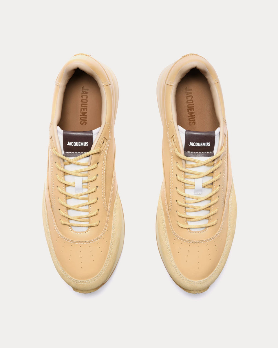 Jacquemus Les Sculptures 'La Daddy' Pale Yellow Low Top Sneakers ...