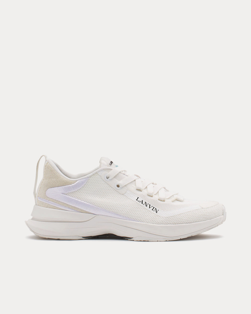 Lanvin L-I Mesh White / White Low Top Sneakers - Sneak in Peace
