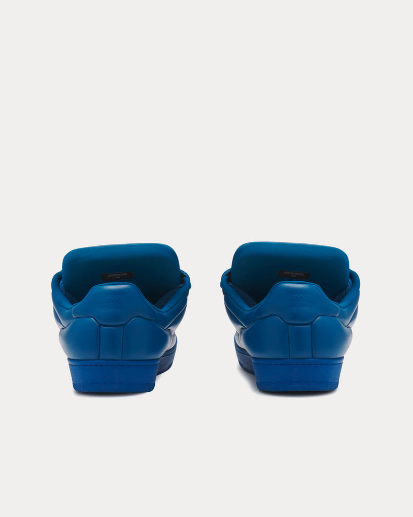 Lanvin Curb XL Leather Blue Low Top Sneakers - Sneak in Peace