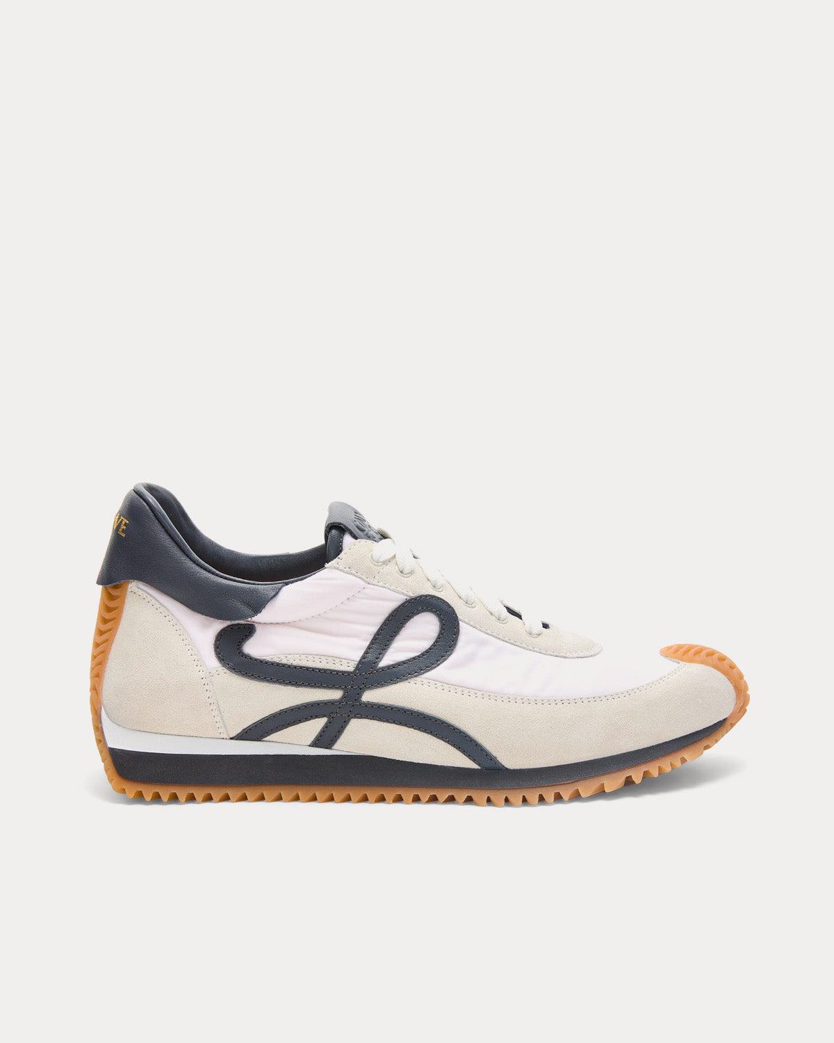 Loewe Men's Flow Runner Nylon & Suede Blue Anthracite / White Low Top ...